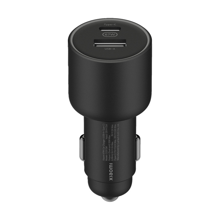 Xiaomi 67W Car Charger (USB-A + Type-C) - TOVARO.pl